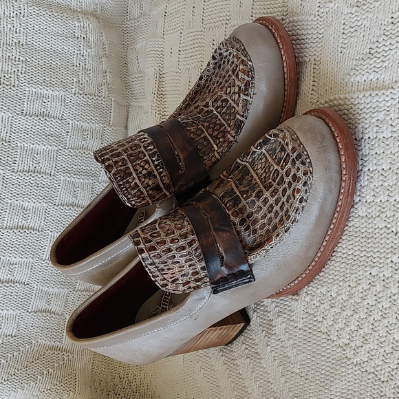 Freebird by Steven | Shoes | Freebird By Steven Chevelle Loafer Mules Block Heel Mint | Poshmark